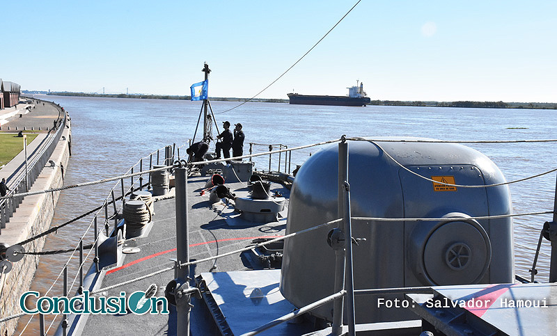 Corbeta de la Armada Argentina en Rosario: Conclusión recorrió el interior