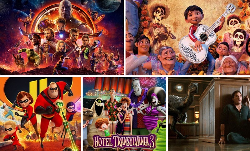 La 5 películas más vistas del año en Argentina