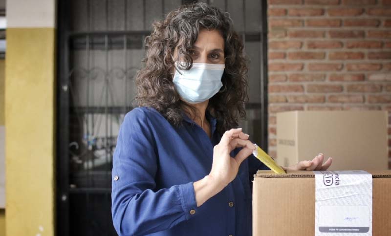 Norma López emitió su voto y destacó el carácter territorial de su campaña