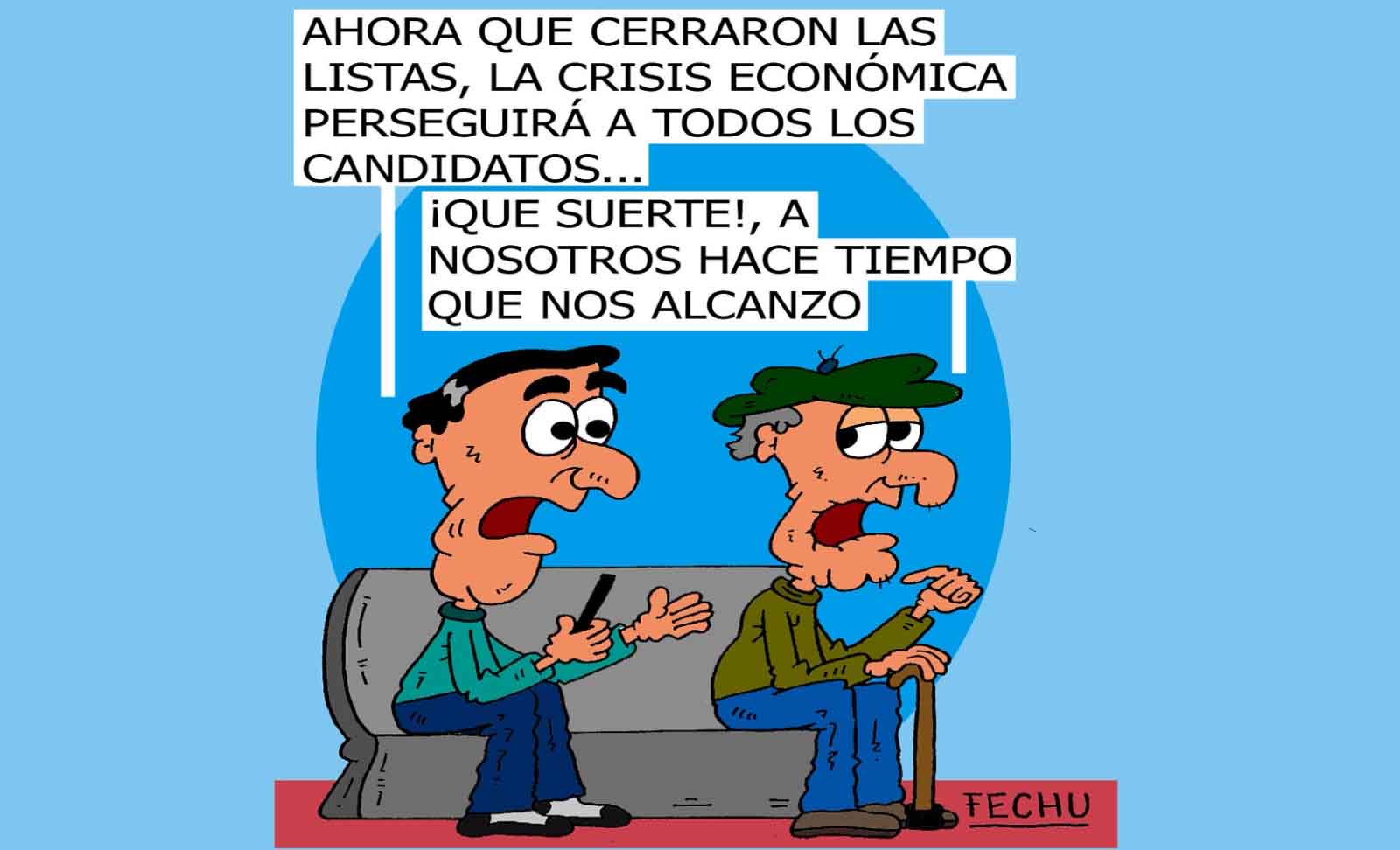 La crisis económica acompaña la campaña
